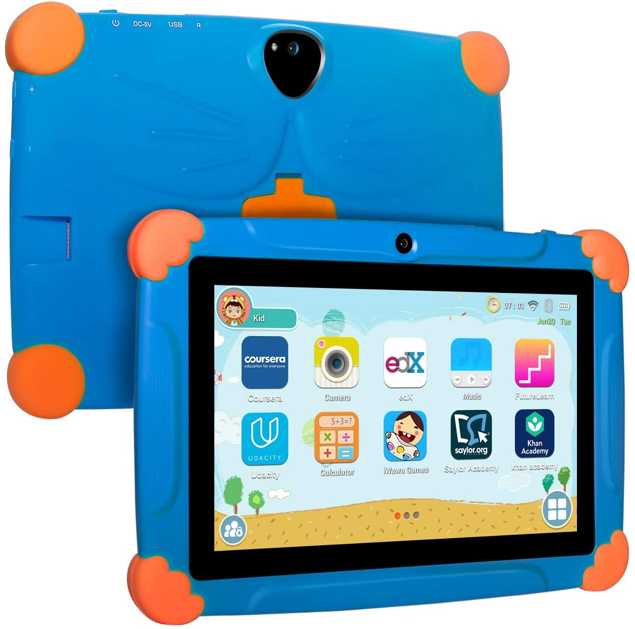 Xgody Kids Tablet, 7 inch Kids Edition Tablet, Parental Control,For ...
