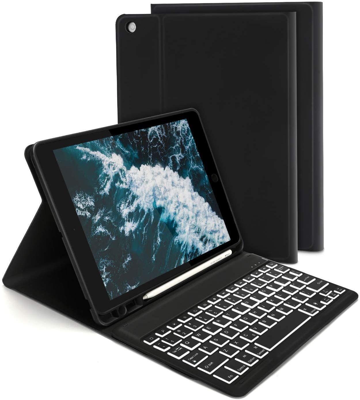 Jelly Comb Backlit Keyboard Case for iPad 10.2 2020 (8th Gen) / 2019 ...