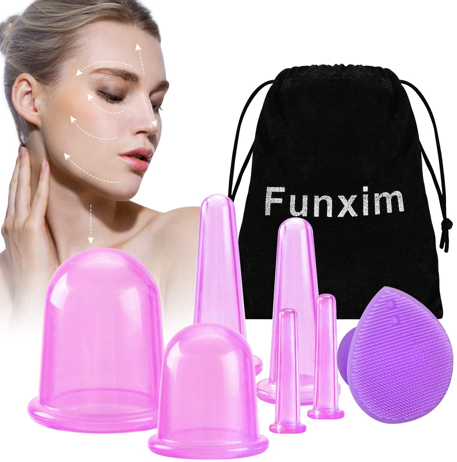 Complete Cupping Therapy Set, Anti Cellulite Cups with Body Cups, Face ...