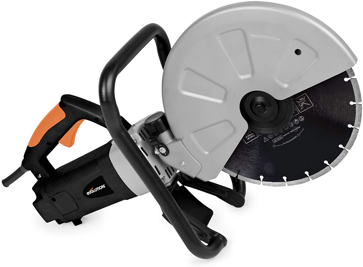 Evolution Power Tools 008-0002 Electric Disc Cutter 2400 W, 110 V, 305 ...