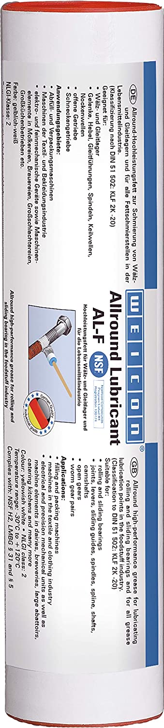 WEICON AL-F High Performance Grease 400 g, Lubricant for Food ...