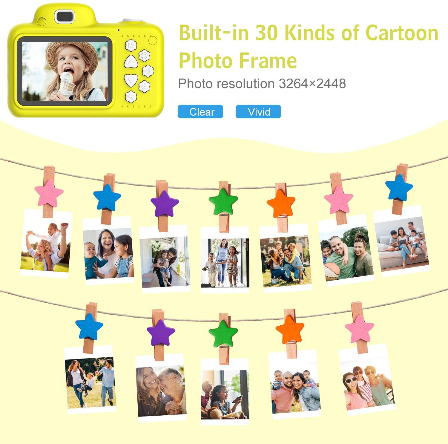 Vannico Camera Photos, Children’s Cameras Children’s cameras 8MP 720P ...