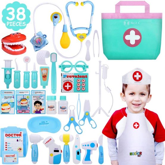 NextX 38pcs Doctors Set for Children Kids Medical Playset Role Play ...