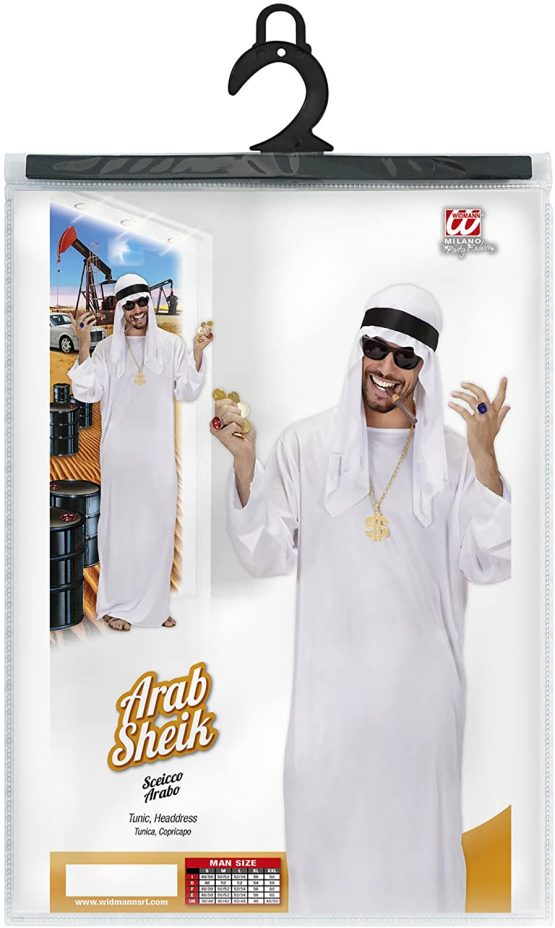 Ladies Arab Sheik Costume Medium UK 10-12 for Middle East Indian Arab ...
