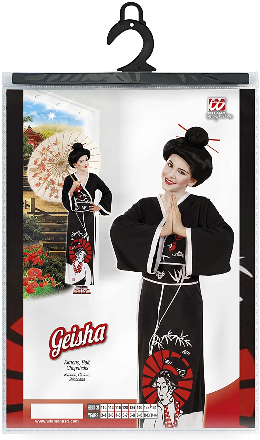 Children’s Geisha Child 128cm Costume for Oriental Chinese Fancy Dress ...