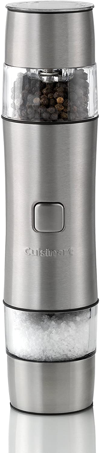 Cuisinart Rechargeable Seasoning Mill Electric Salt & Pepper Grinder ...