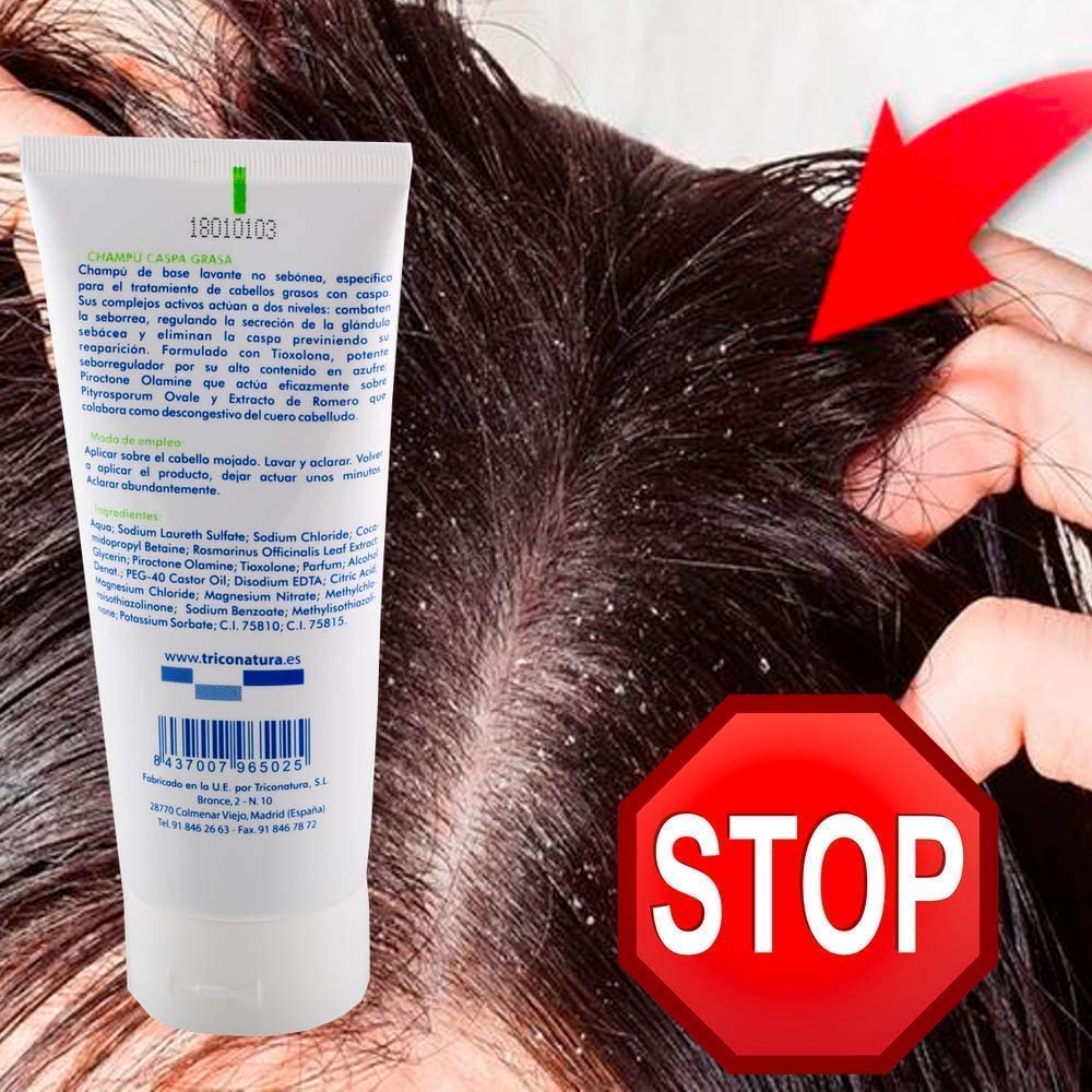Anti-dandruff shampoo oily hair treatment Anti-dandruff and seborrhea ...