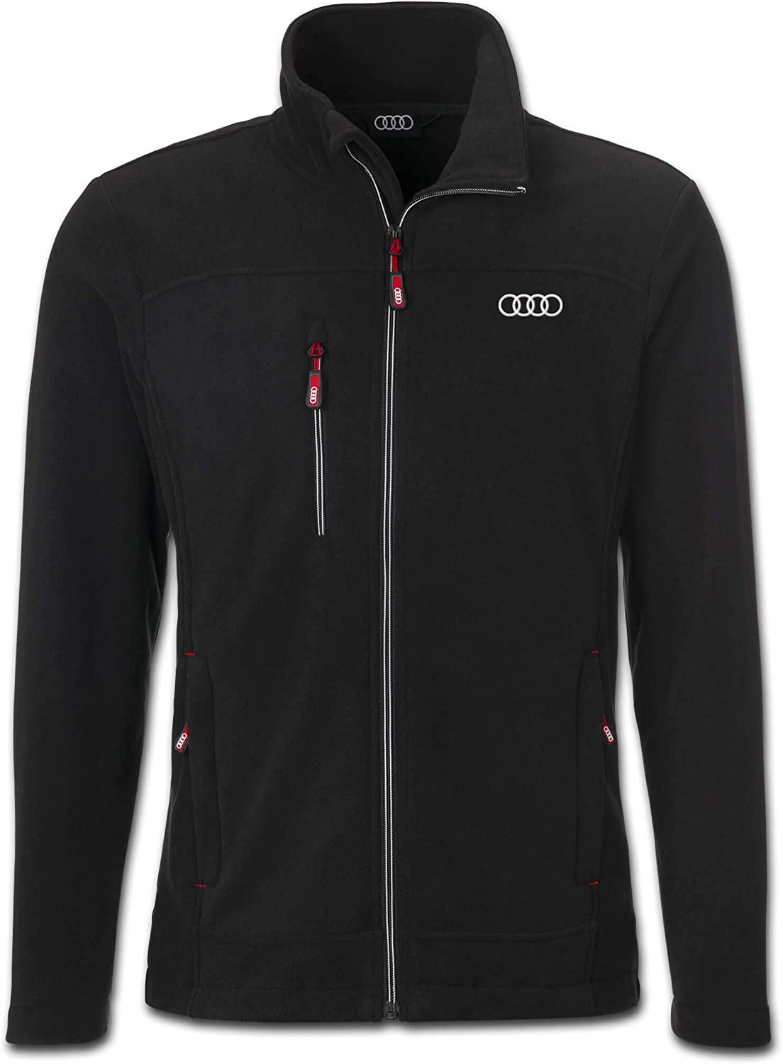 Audi collection Audi 313170190 Men’s Fleece Jacket Black L – BigaMart