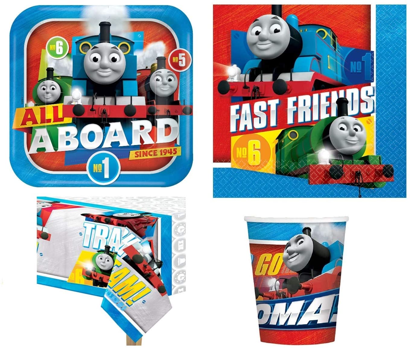 Budget Gifts Thomas The Tank Engine Party Pack For 8 Guests – BigaMart