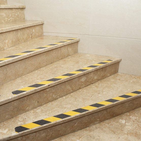 Safety Tape Yellow Black, Anti-Slip Safety Tapes Adhesive for Outdoor ...