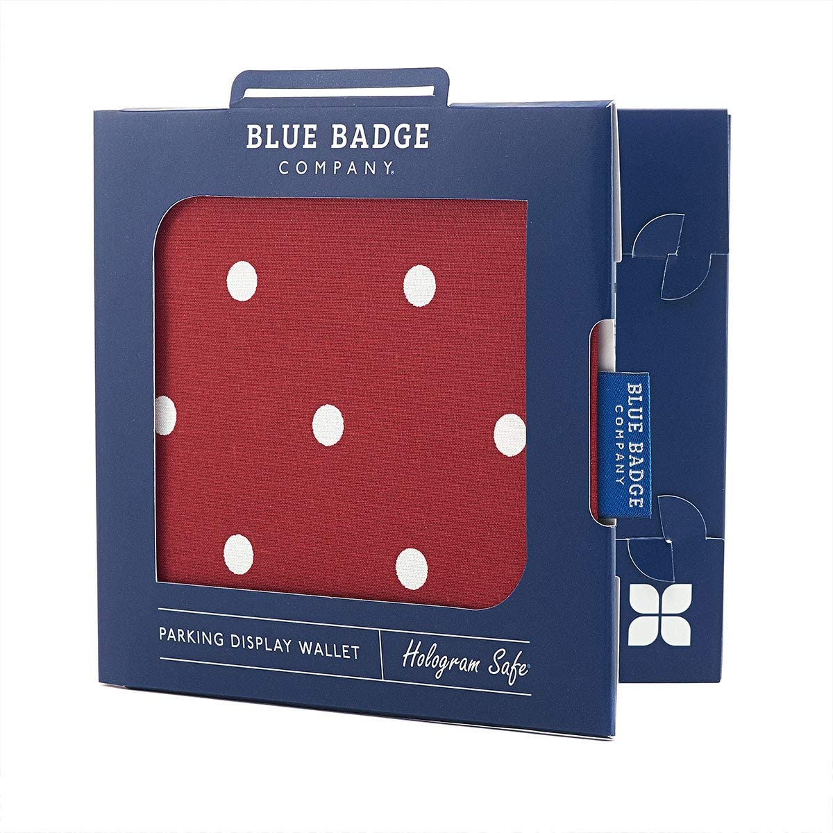 Blue Badge Co. Red Spotty Display Wallet Parking Permit Holder – BigaMart