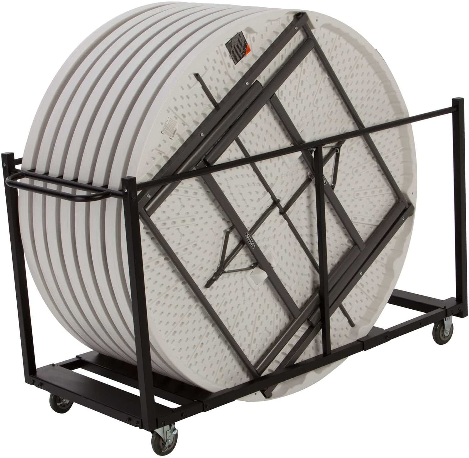 Lifetime 80193 Table Cart, Black, 193 x 80 x 109.5 cm – BigaMart