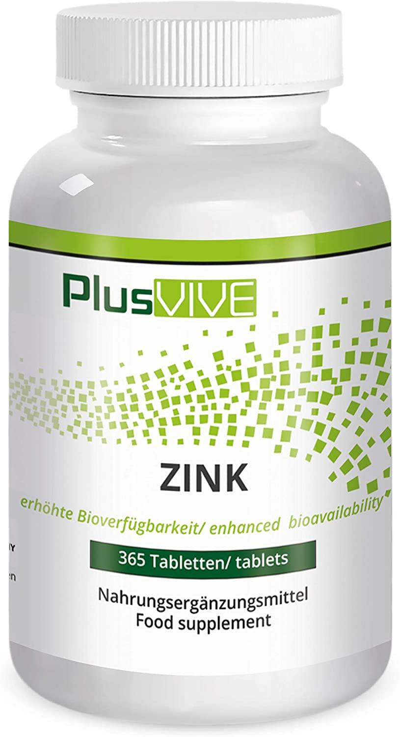 Plusvive Zinc 25mg with Bioavailability Matrix, 365 tablets – BigaMart