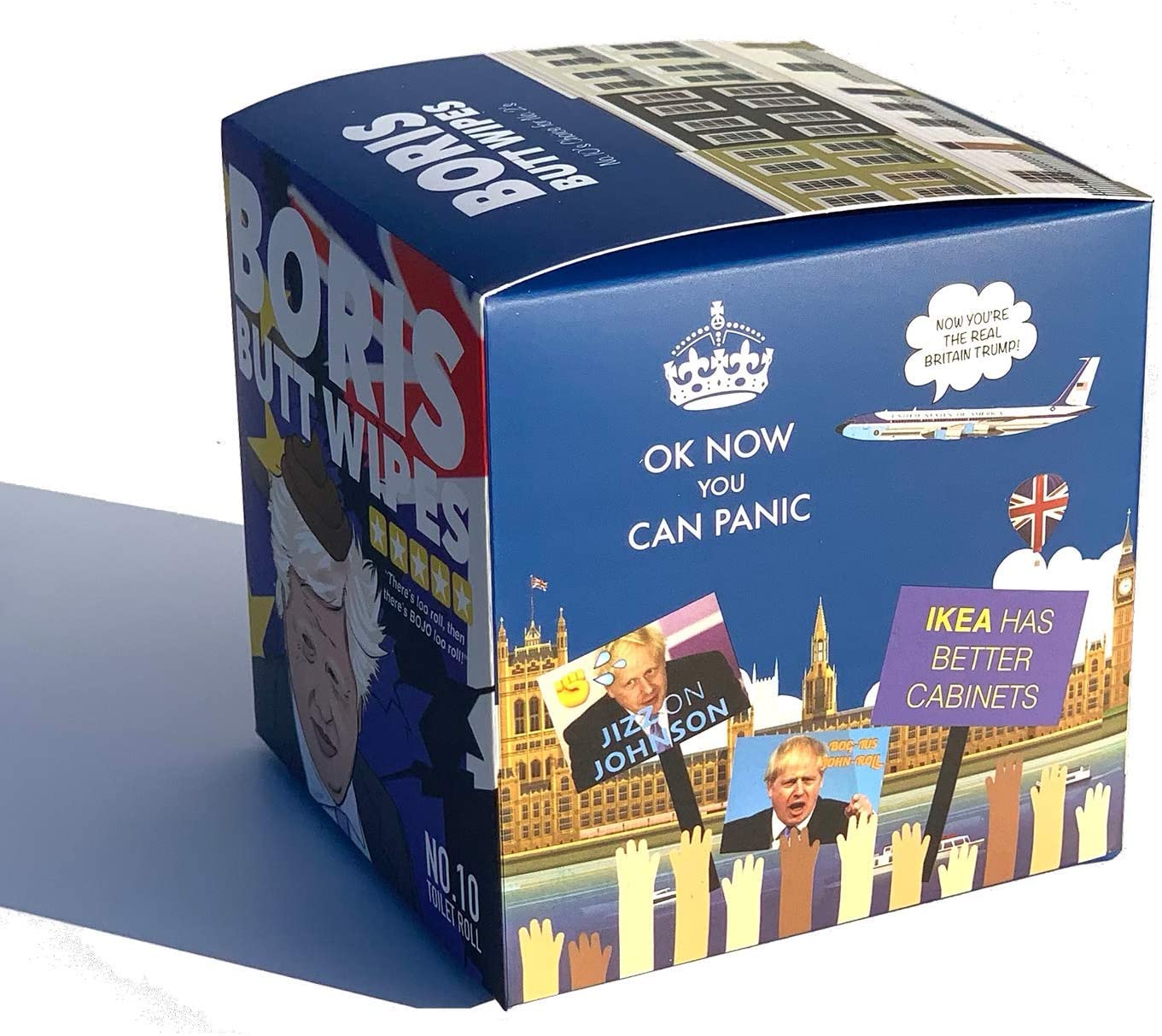 Boris Johnson Toilet Paper – Funny Printed Loo Roll in Novelty Gift Box ...