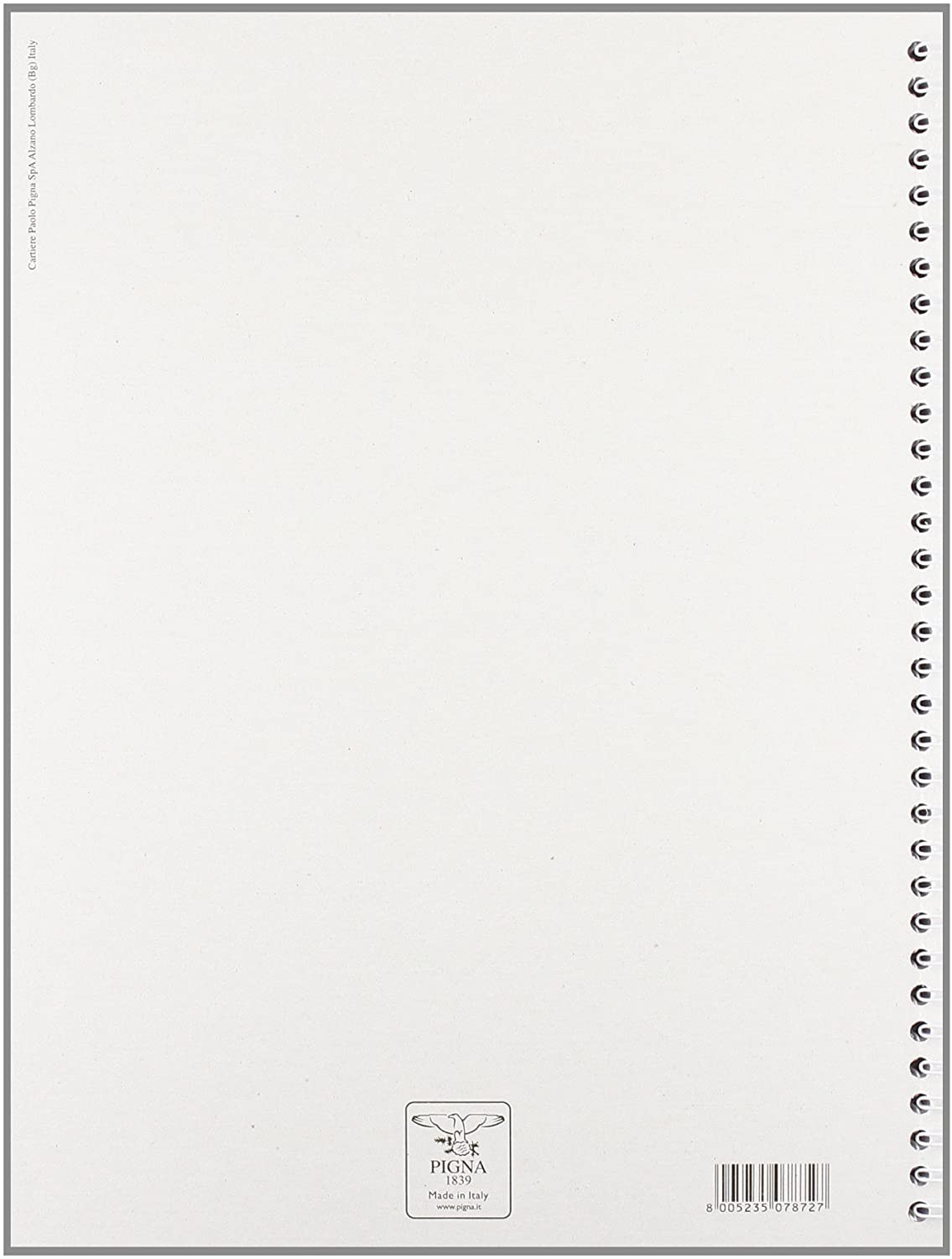 Pigna 02155584M Booklet Maxi Spiral A4 without holes and ...