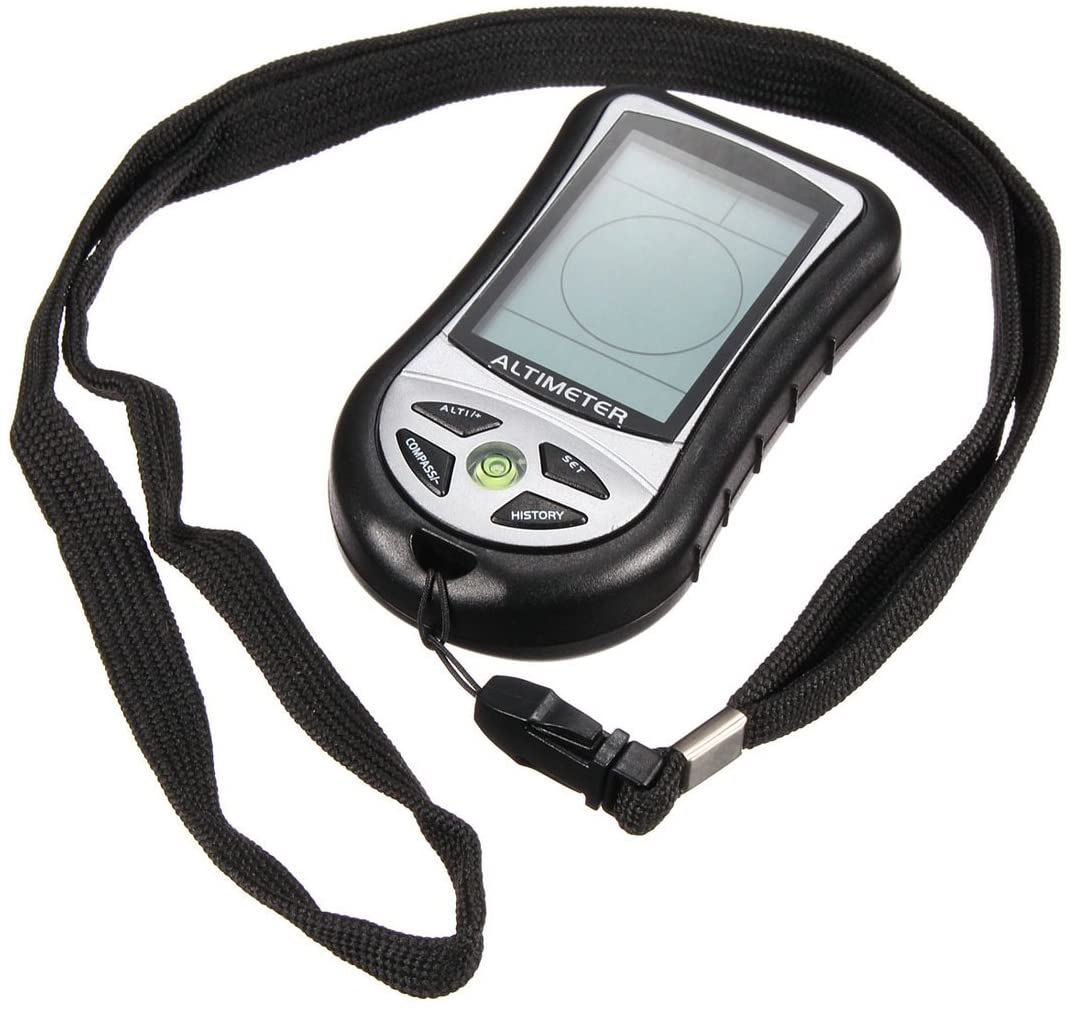 GuDoQi Outdoor Barometer 8 In 1 Digital Altimeter LCD Compass ...