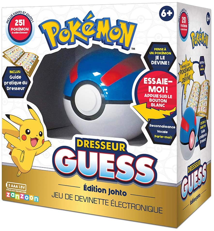 POKEBALL DRESSEUR GUESS JOHTO – BigaMart