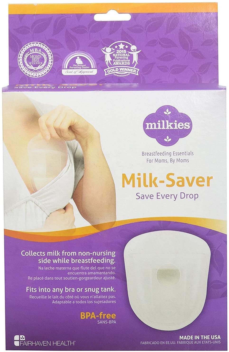 Milkies Milk-Saver Breast Milk Collector Storage – BigaMart
