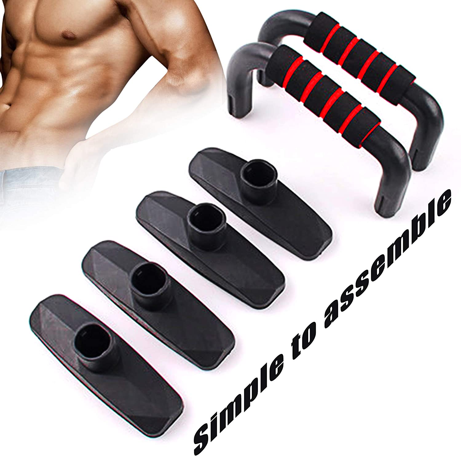WeyTy Push-up handles, 2 push-ups, push up stand, bar, push-up handles ...