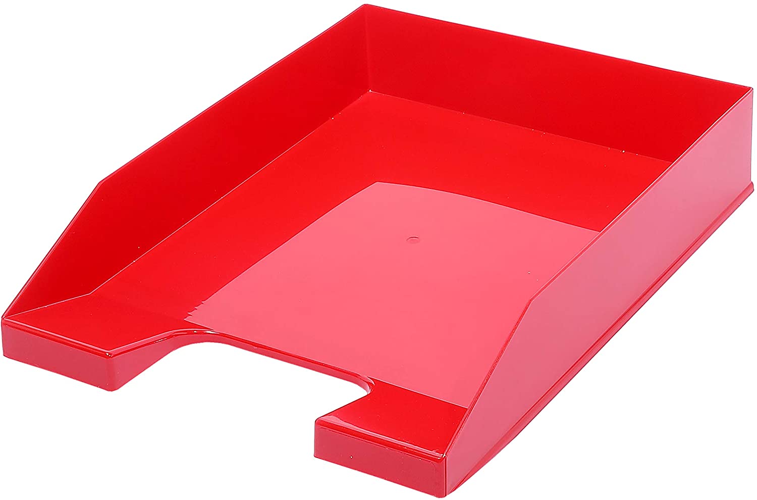 4 x A4 Stackable Letter Tray Basic Red – BigaMart