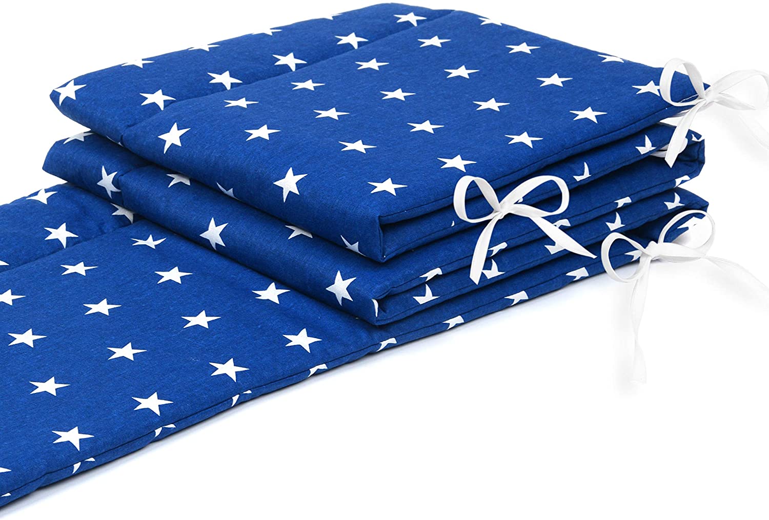 Amilian® Baby Cot Bumper Wrap Around Protection For Baby’s Bed With ...
