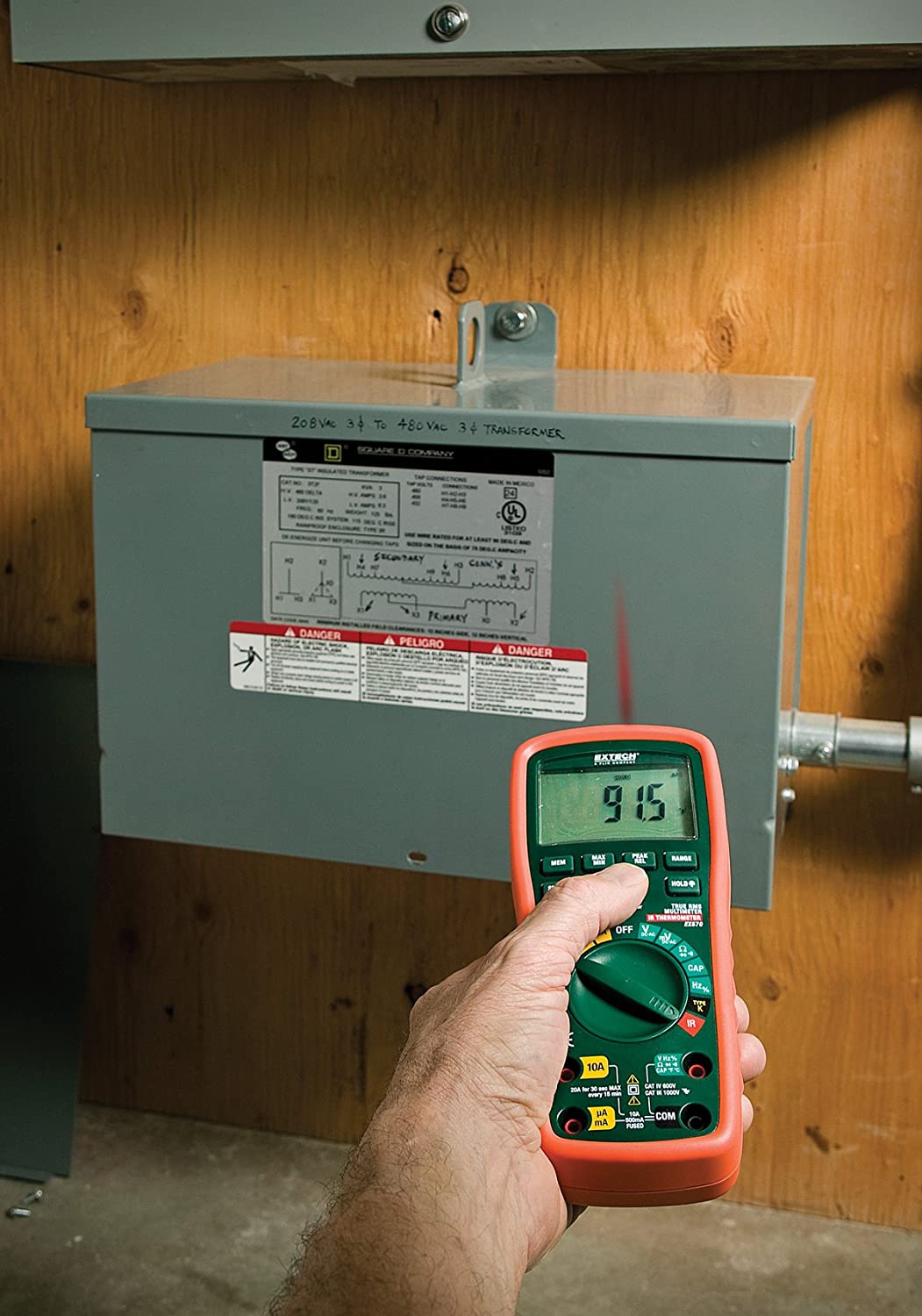 Extech Instruments EX570 True RMS Industrial Multi-Meter with IR ...