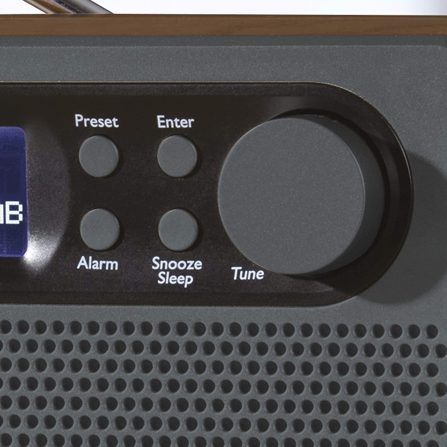 Daewoo AVS1324 Large Wooden DAB/FM Radio with BrighC LCD Display and ...