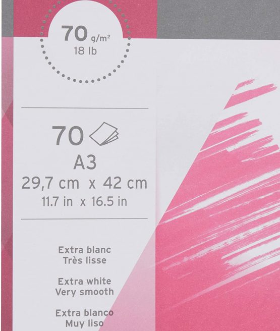 Canson Marker A3 pad Including 70 Sheets of 70gsm Layout bleedproof ...