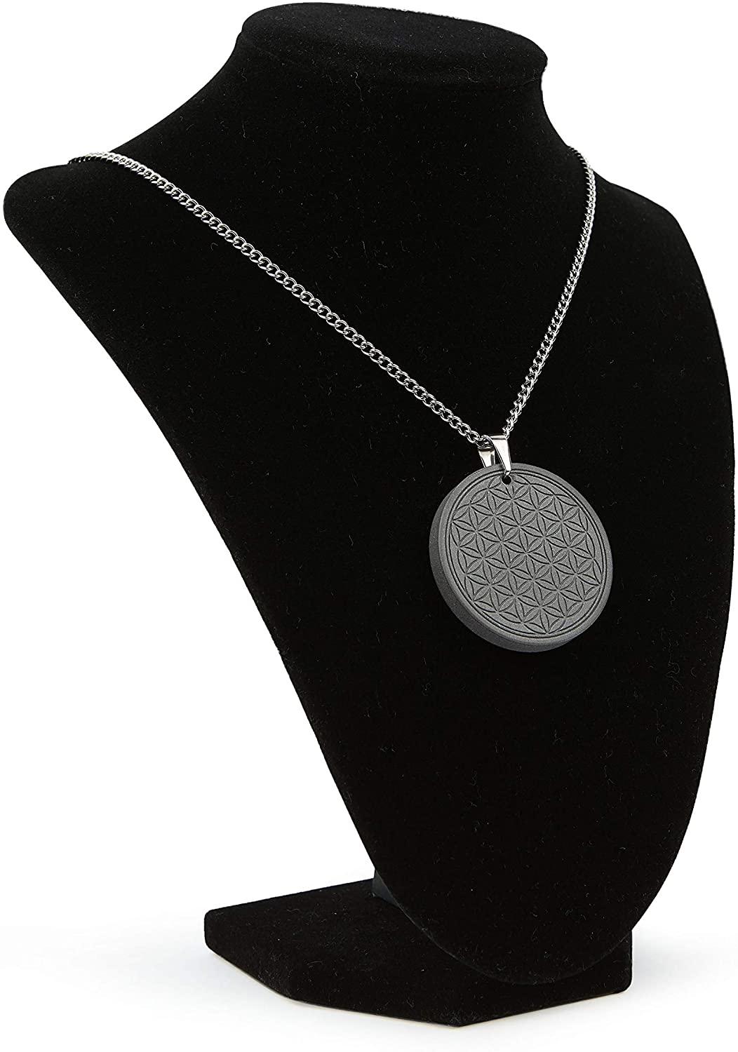 EMF Protection Necklace | LUXAR | Black Volcanic Lava & Shungite ...