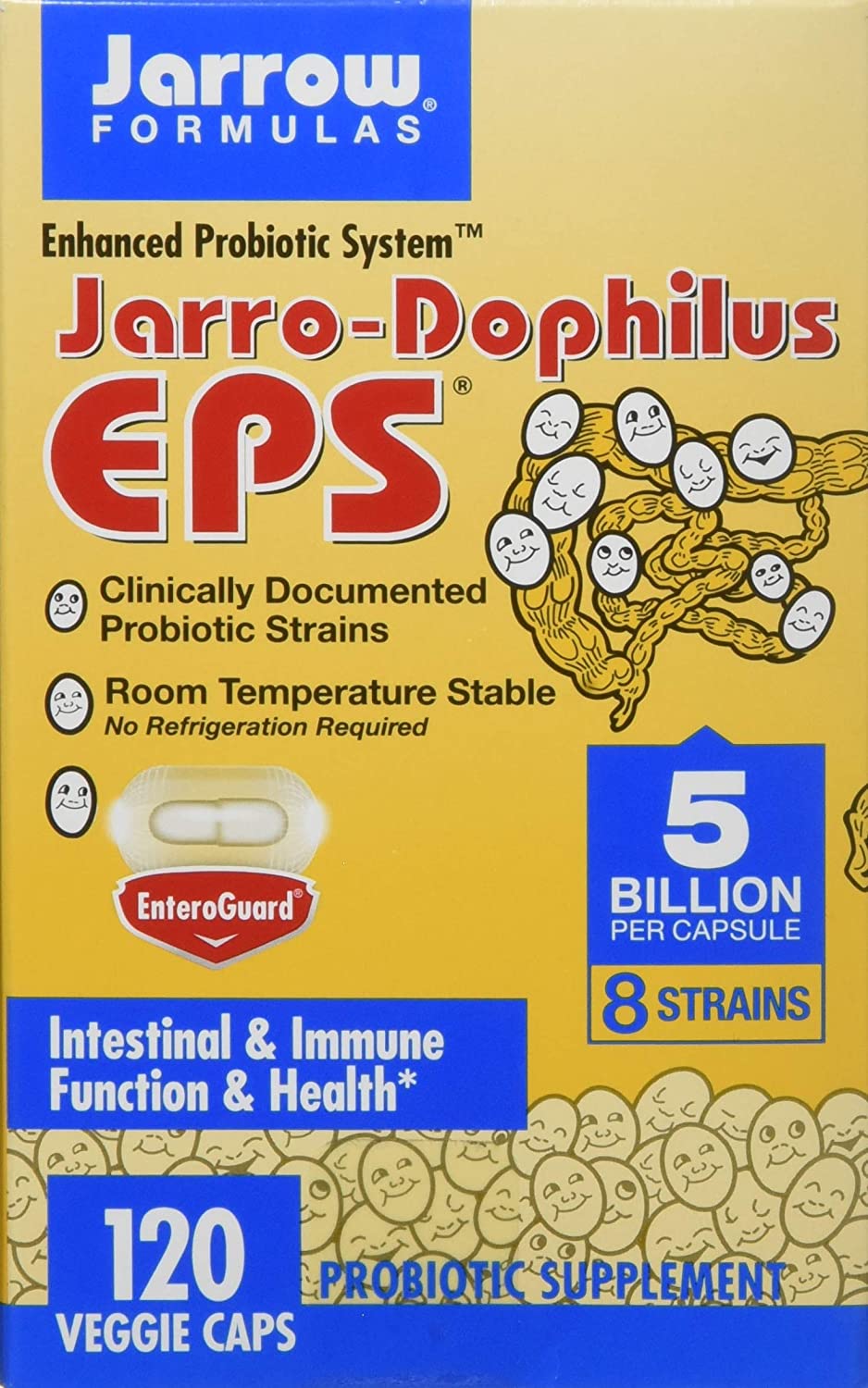 Jarrow Formulas Jarro-Dophilus EPS Multivitamin Capsules, 120-Count ...