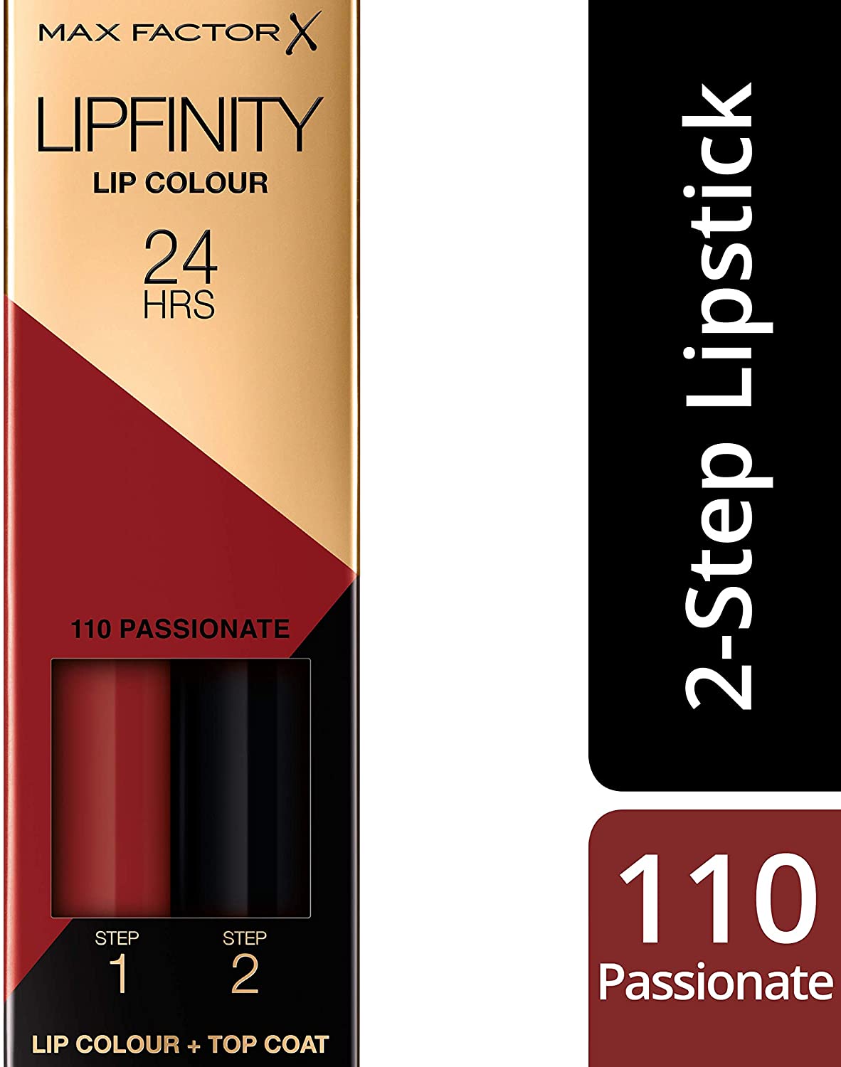 Max Factor Lipfinity Long-Lasting Two Step Lipstick – 11 Passionate, 4 ...
