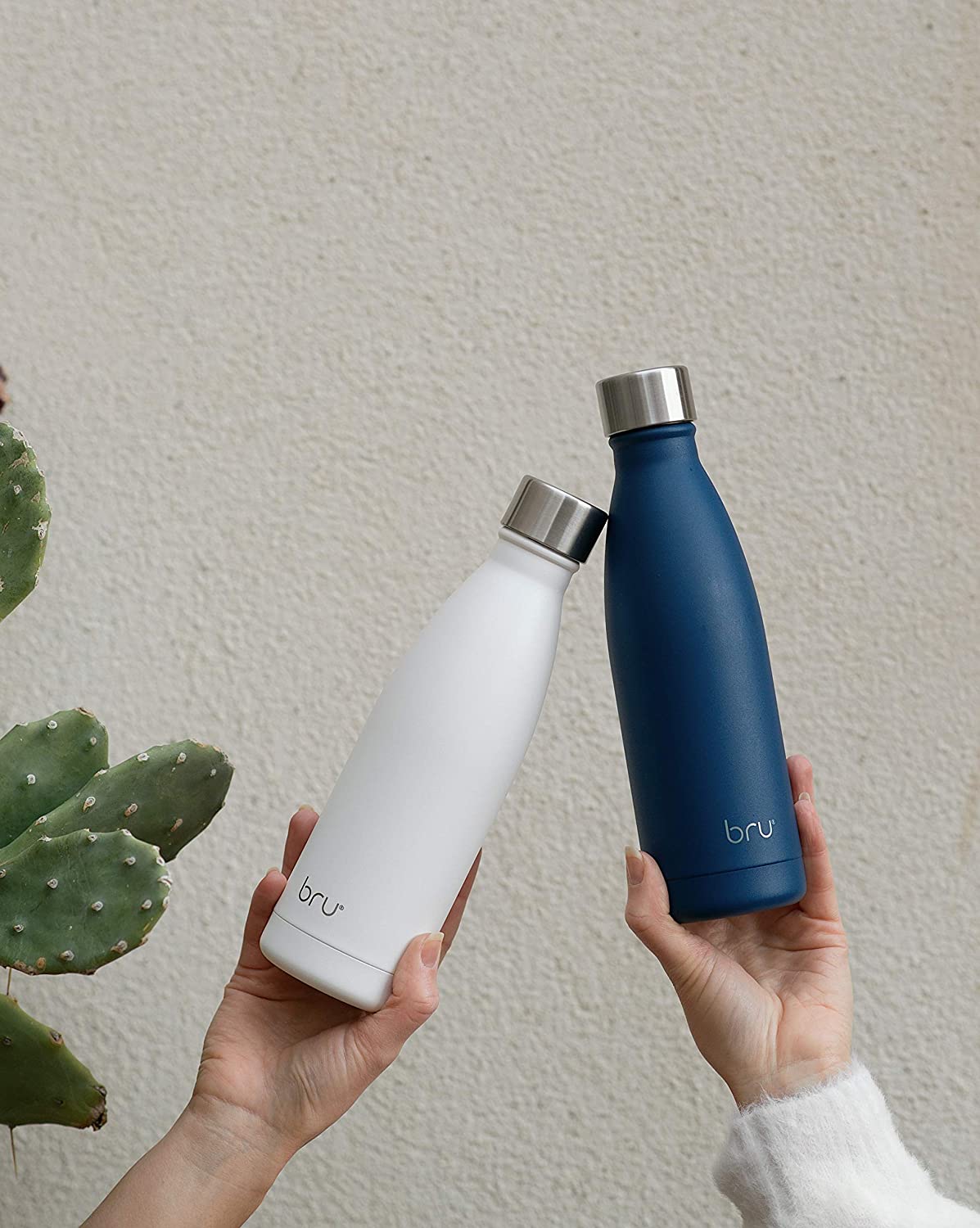 bru Bottles | Reusable Insulated Water Bottle | Leak-Proof | Stainless ...