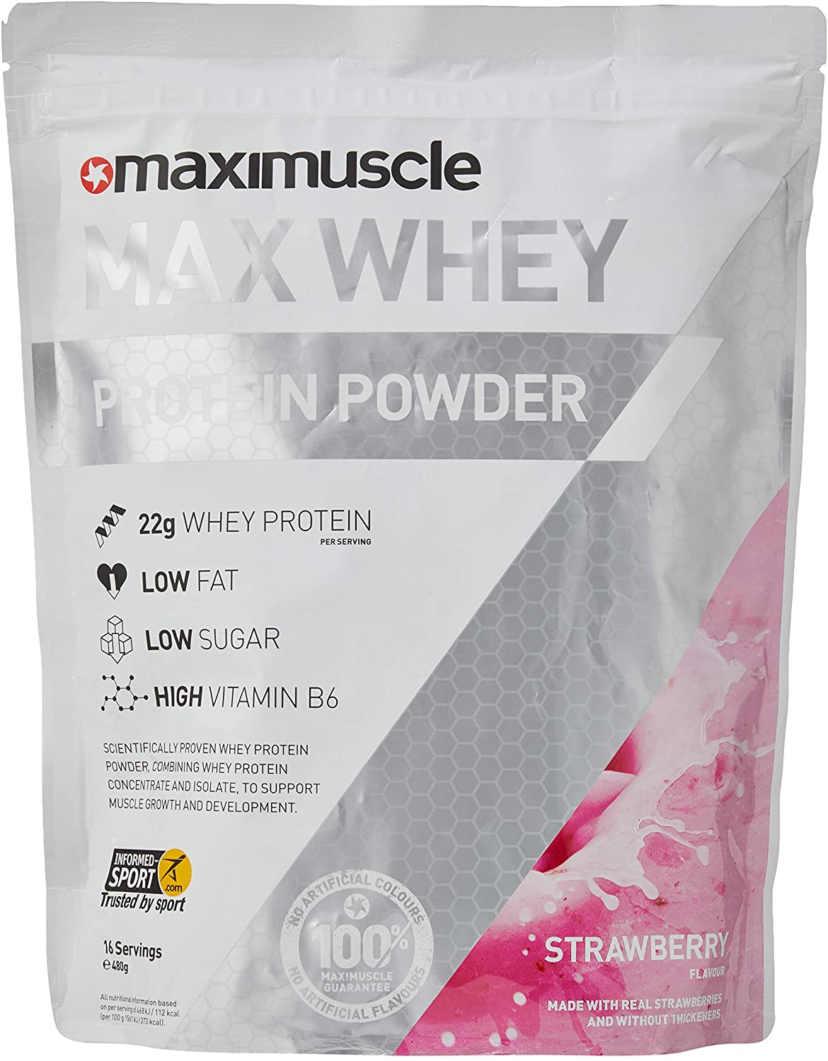 Maximuscle Max Whey | Protein Sports Supplement Powder for Muscle ...