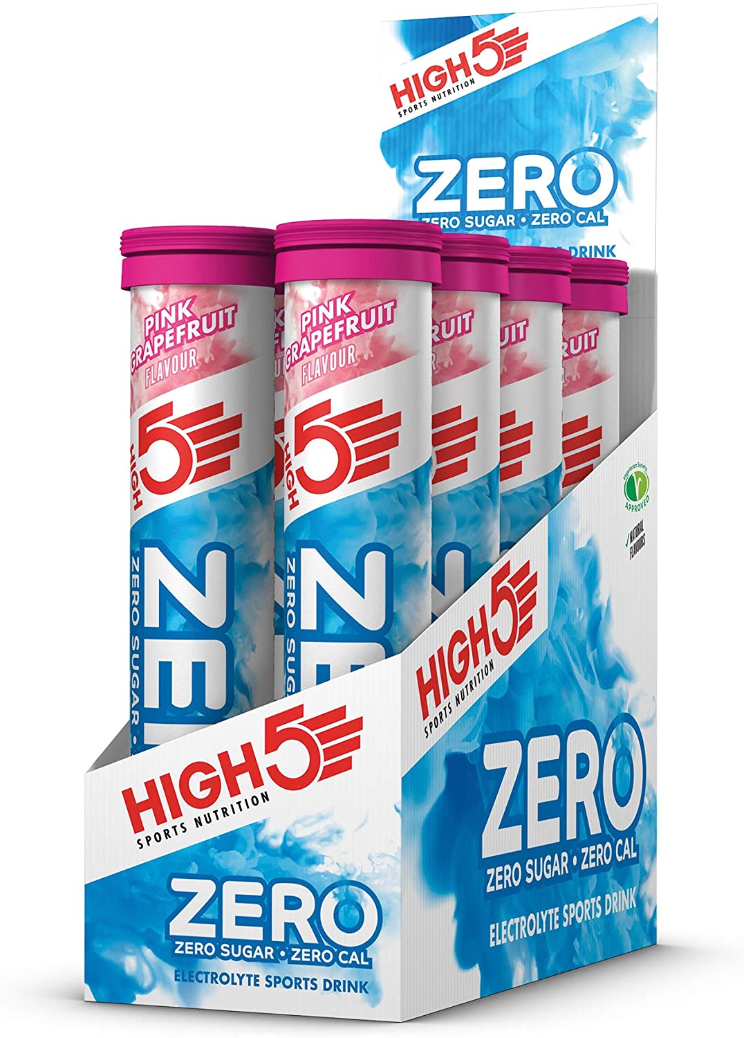 HIGH5 Zero Electrolyte Hydration Tablets Added Vitamin C (Pink ...