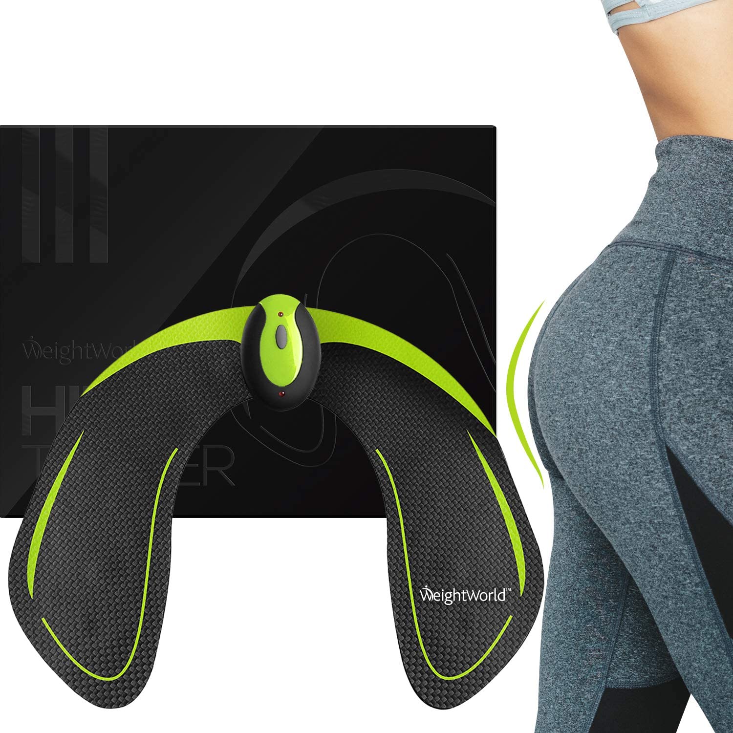 EMS Hip Trainer & Butt Toner – Home Gym Equipment for Pelvic & Bum Area ...