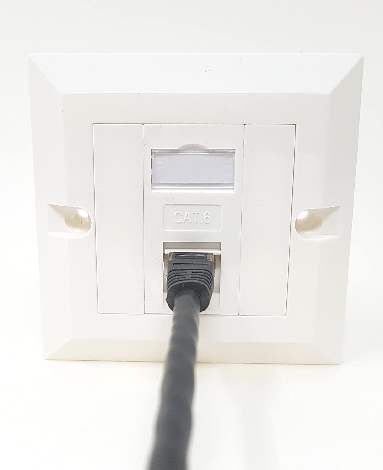 Maincore Single RJ45 / Cat6 / Face Plate/Faceplate Wall Socket Network ...