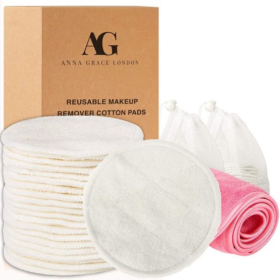 Reusable Cotton Pads (30 Pack), Cotton Wool Pads, Environmentally ...