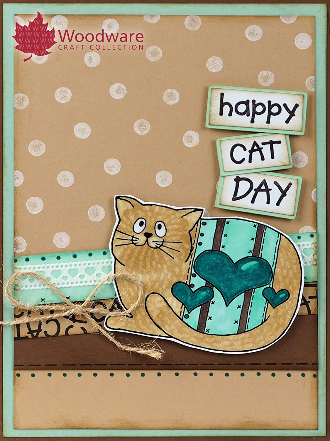 Woodware Jane Gill Clear Magic Stamp-Pup and Mog, A6 – BigaMart