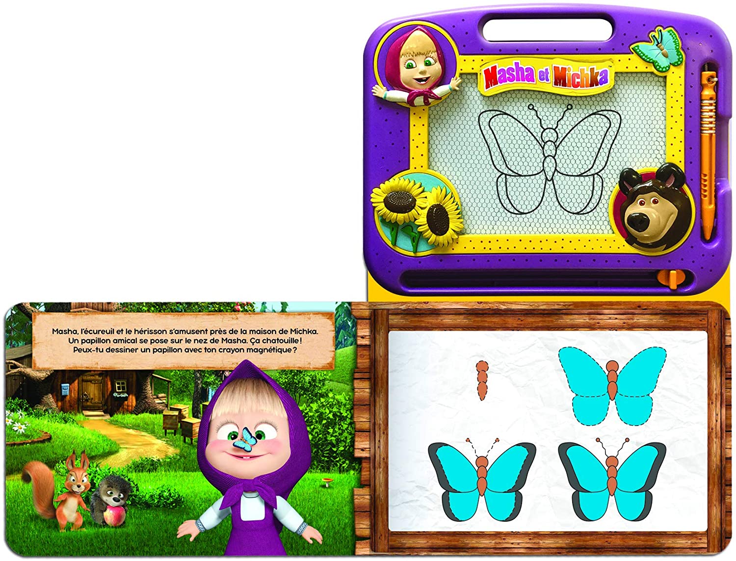 Phidal Masha and Michka Write and Draw, French, French Version – BigaMart