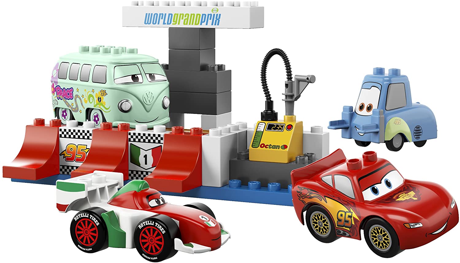 LEGO DUPLO Cars 5829: The Pit Stop – BigaMart