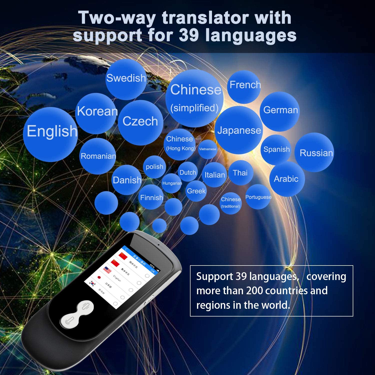 AIXUNYI Smart Voice Translator Device with 2.4 Inch IPS Touch Screen ... AIXUNYI Smart Voice Translator Device with 2.4 Inch IPS Touch Screen ...