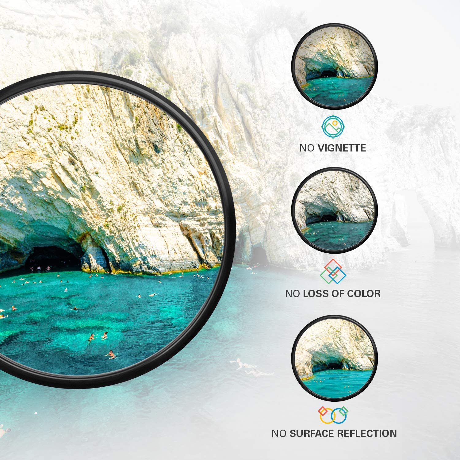 Polaroid PLFILCPL55 Optics Multi-Coated Circular Polarizer Filter [CPL ...