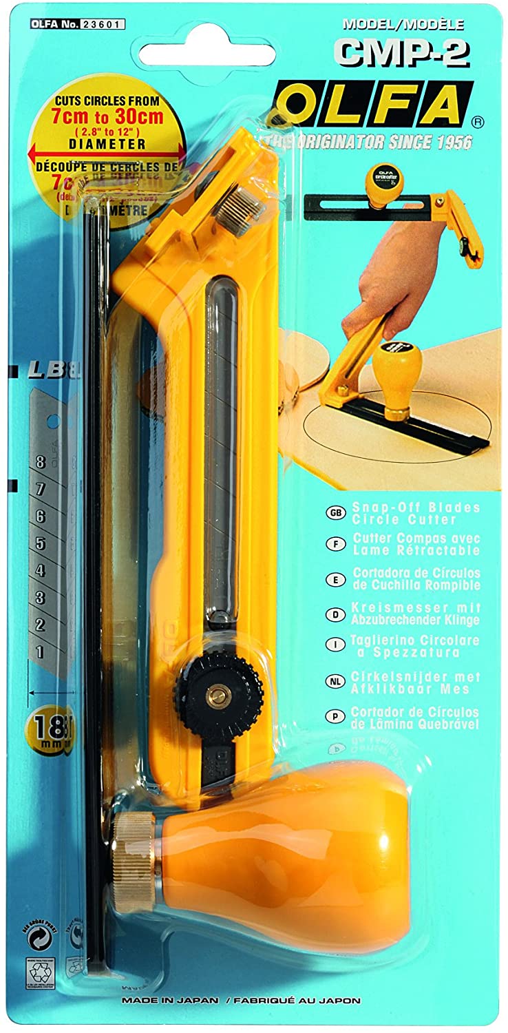 Olfa CMP-2 Heavy-Duty Circle Compass Cutter – BigaMart