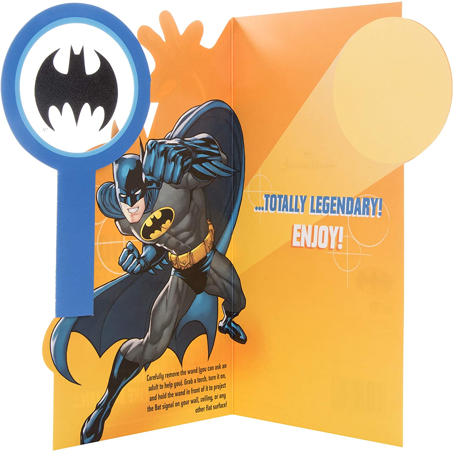 Hallmark Batman Birthday Card for Kids – With Bat Signal Projector ...