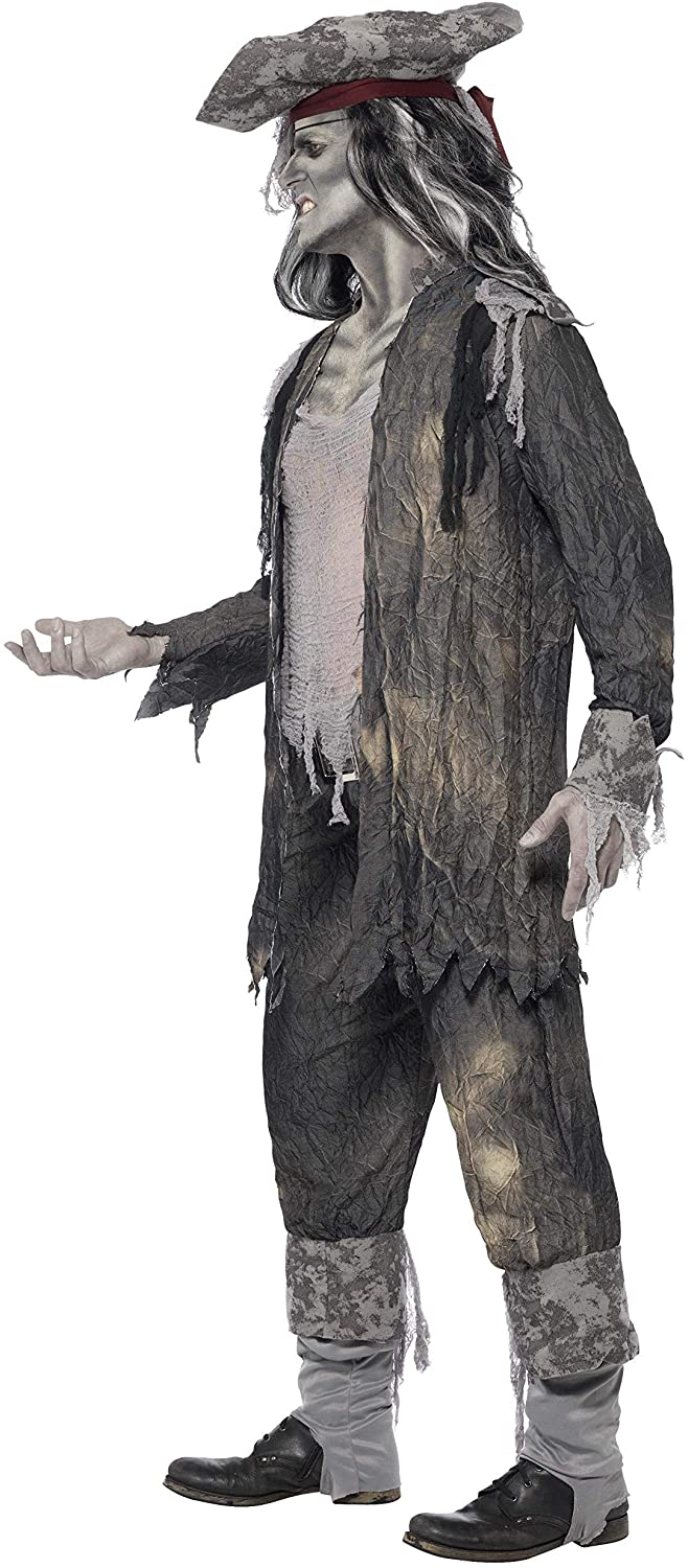 Smiffy’s Ghost Pirate Adult Fancy Dress Costume – BigaMart