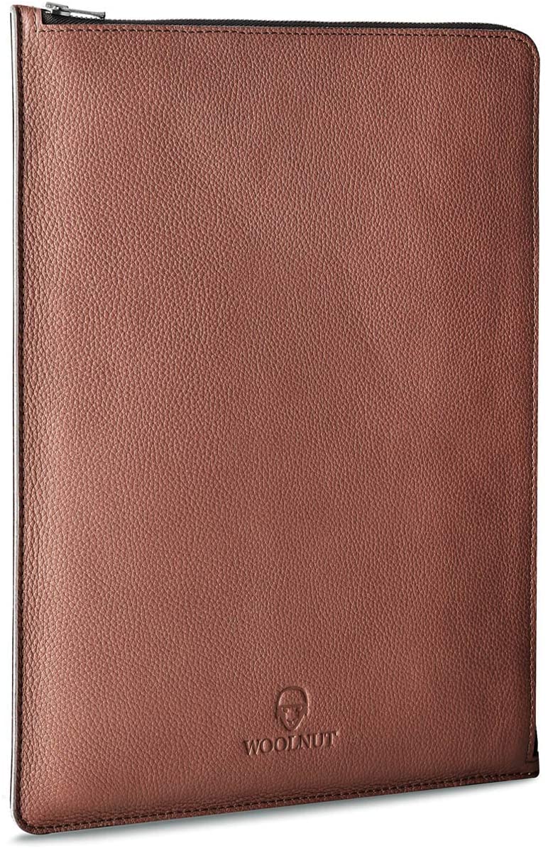Woolnut Leather & Wool Folio Zipper Sleeve Case Cover, for MacBook Pro ...