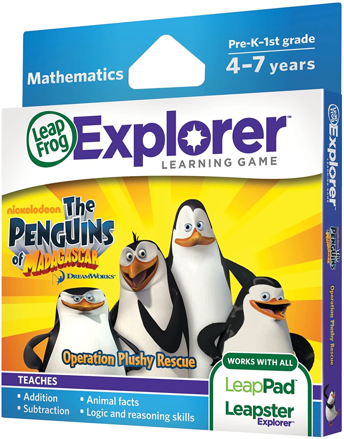 Leapfrog Leapster Explorer Penguins of Madagascar Game – BigaMart