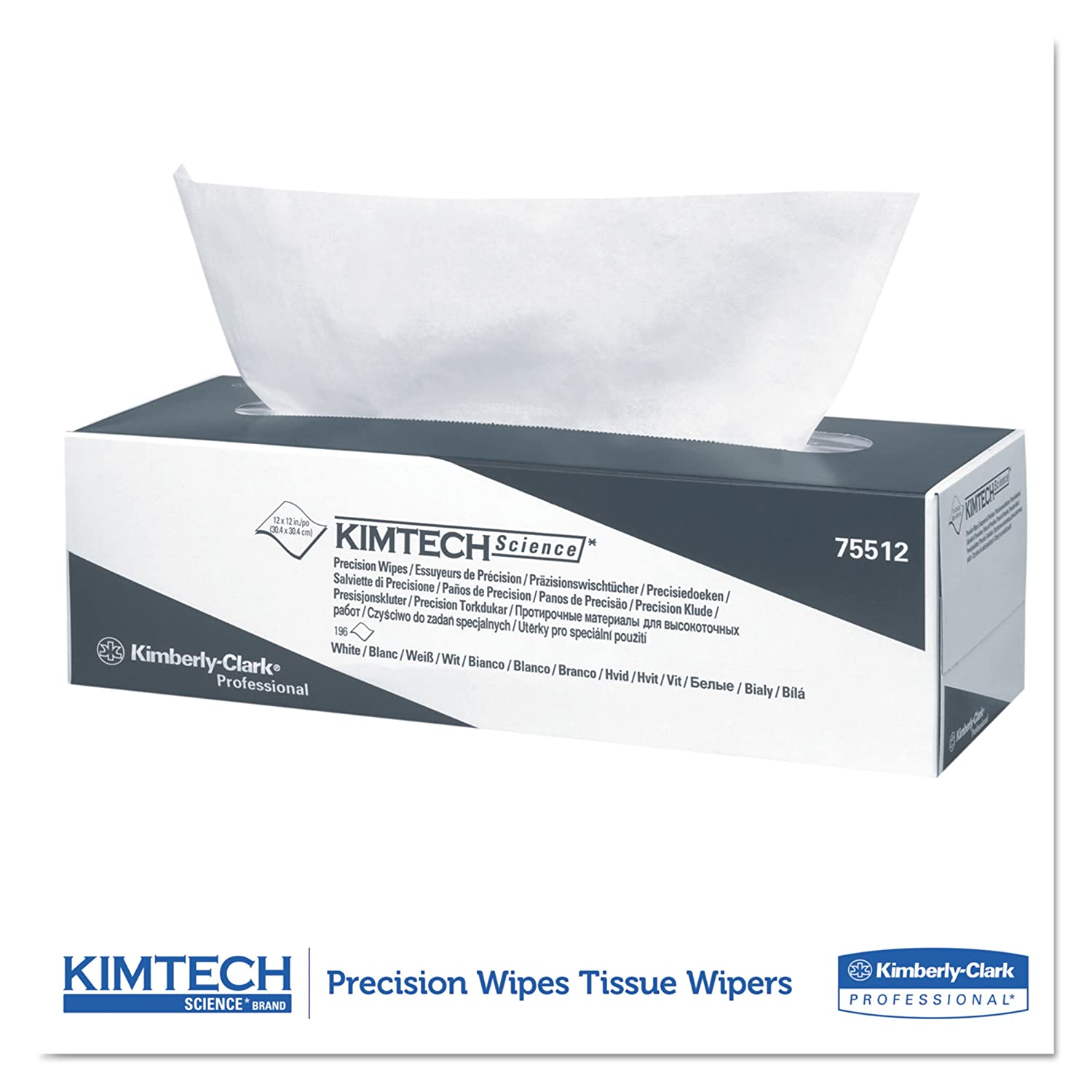 Kimtech Science Precision Wipes 7551 – 15 Boxes x 198 Sheets, 1 ply ...