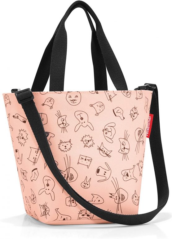 Reisenthel Canvas & Beach Tote Bag, Cats and Dogs Rose (Red) – IK3064 ...