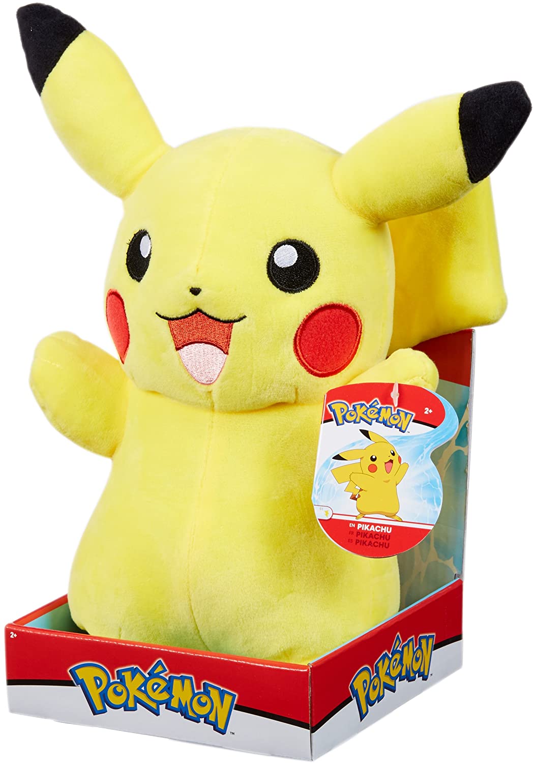 Pokemon 96368 Pikachu Plush, Multi-Colour, 12-Inch - BigaMart